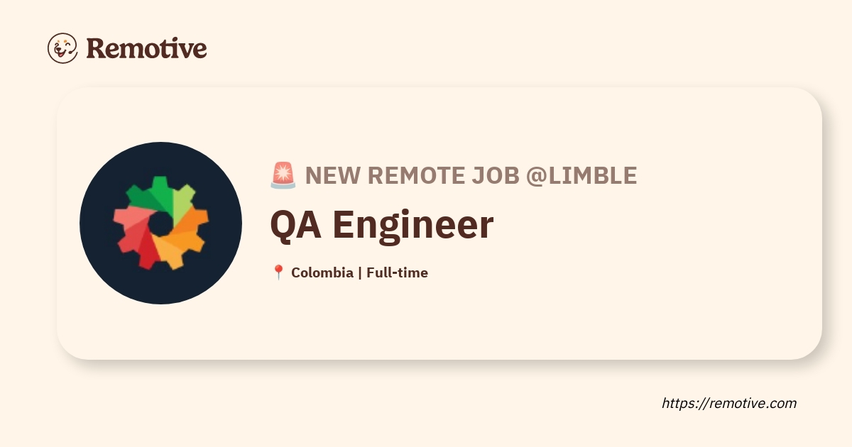 [Hiring] QA Engineer @Limble