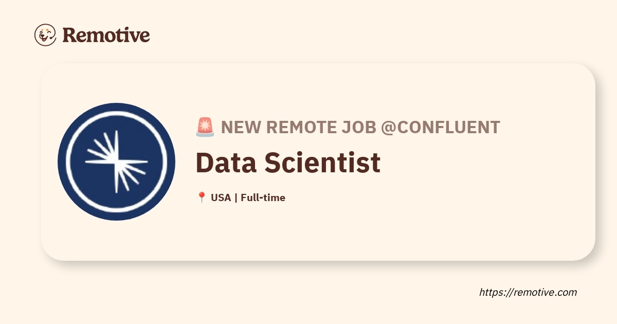 [Hiring] Data Scientist @Confluent